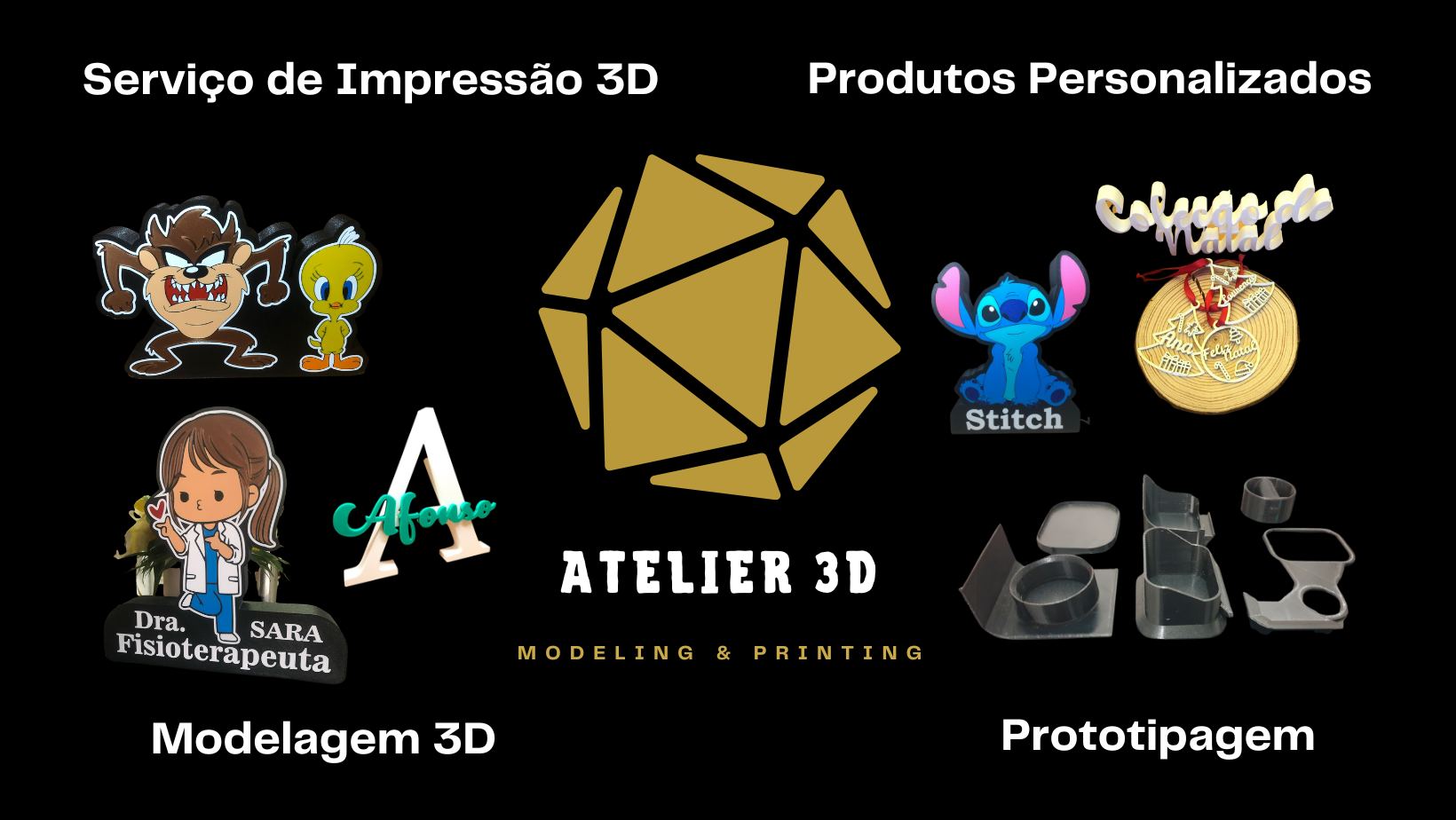 Atelier 3D - Serviço de Impressão 3D